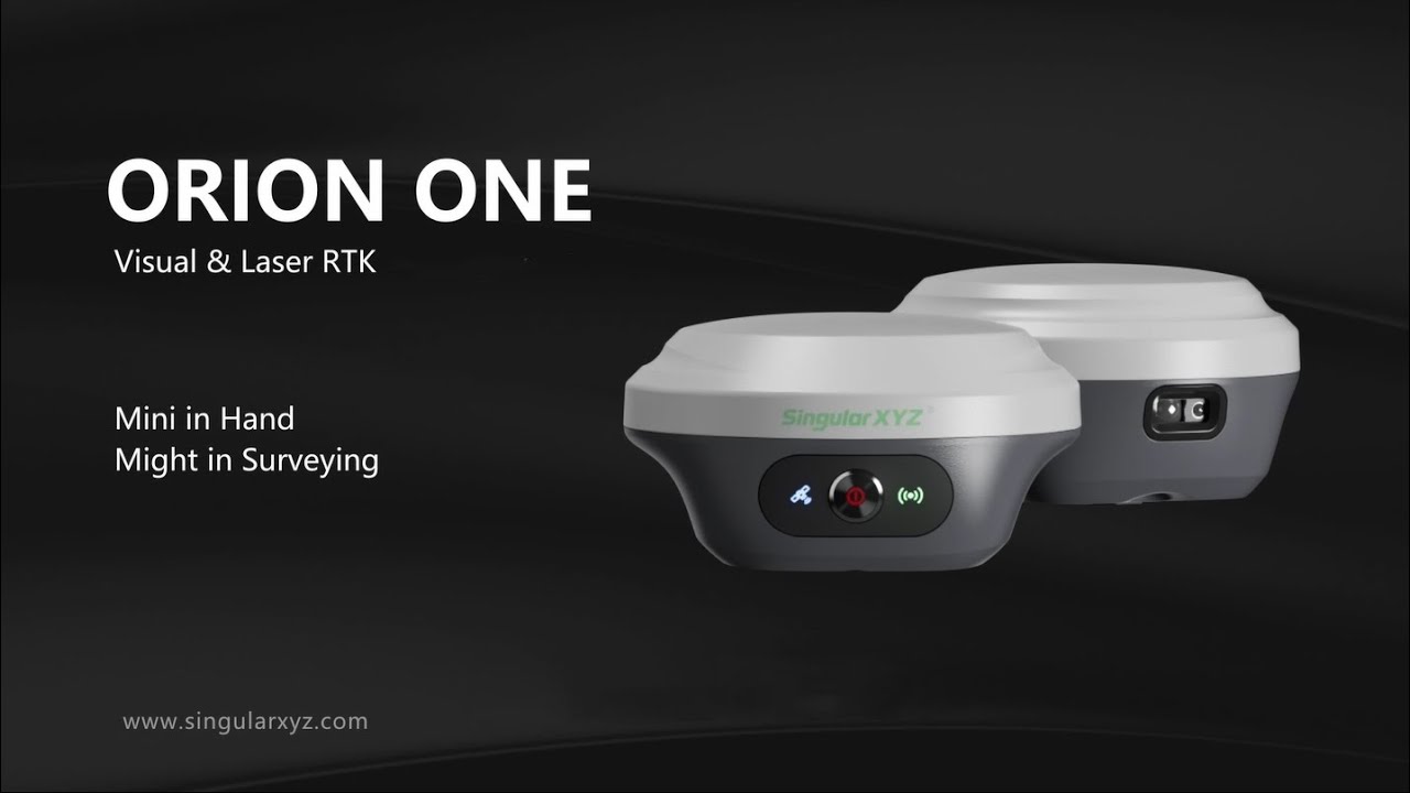 Introducing Orion ONE Visual & Laser GNSS Receiver - YouTube