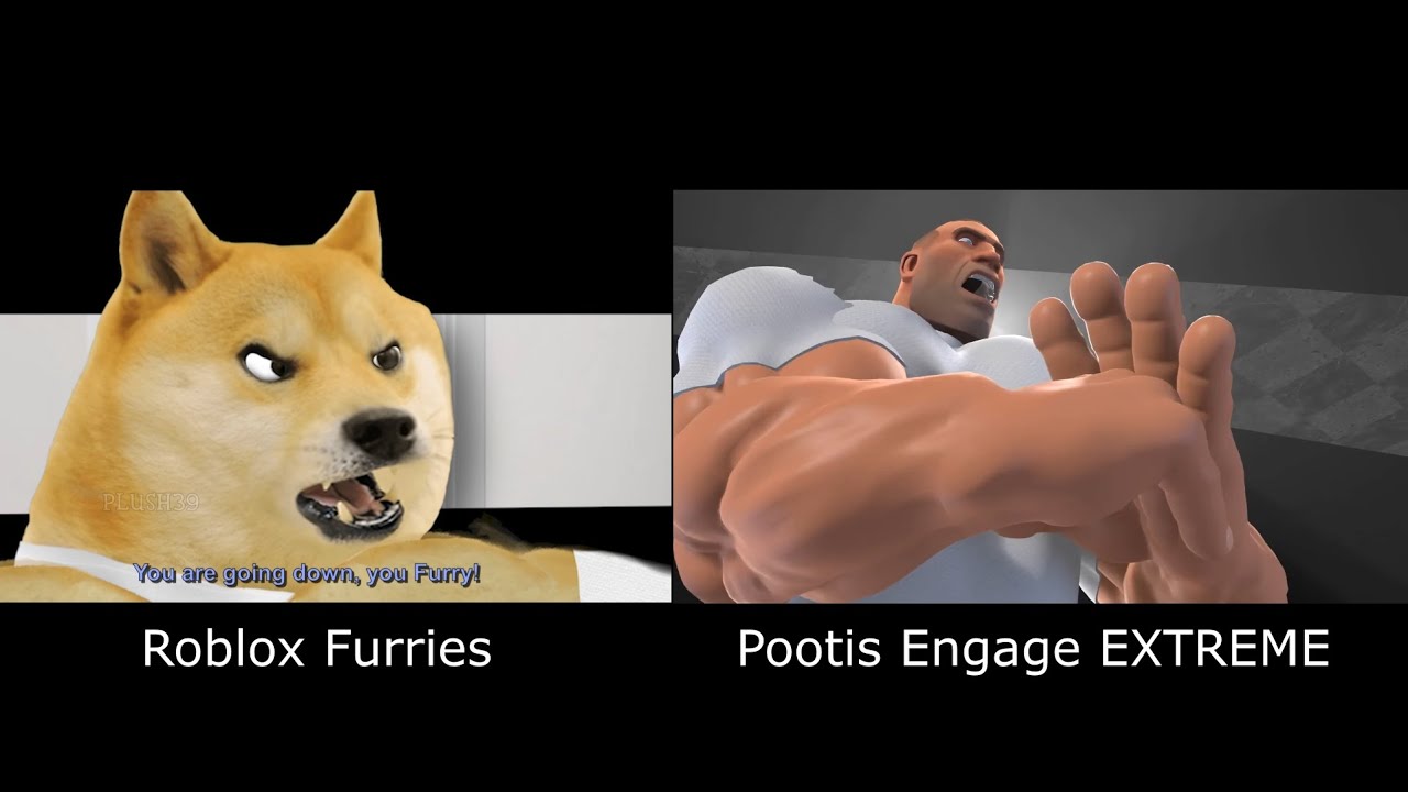 Roblox Furries & Pootis Engage Comparison (plus bts) - YouTube