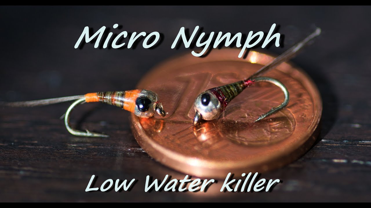 Micro nymph for low water. - YouTube