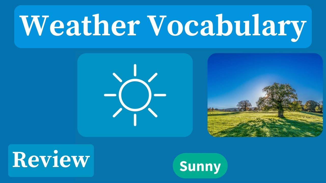 Review - Weather Vocabulary - YouTube