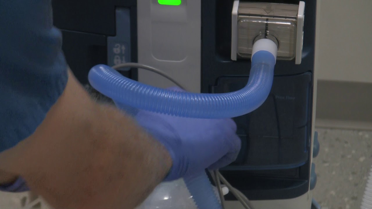 COVIDIEN PB 980 MECHANICAL VENTILATOR SST PREUSE CHECK - YouTube