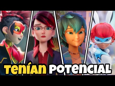 Los Personajes MÁS DESAPROVECHADOS de Miraculous Ladybug (Temporada 1-6)
