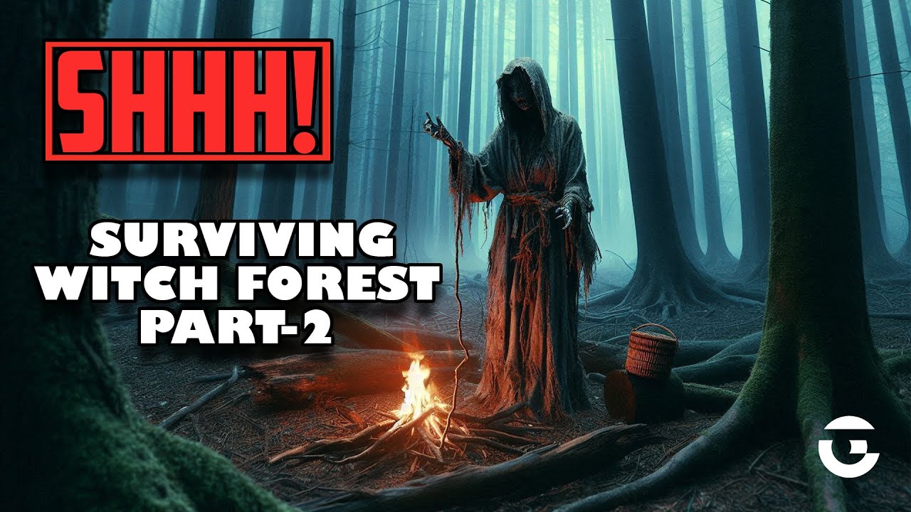 Surviving the Terrifying Witch Forest! Shhhh Horror Game Part 2 🔥😱 ...