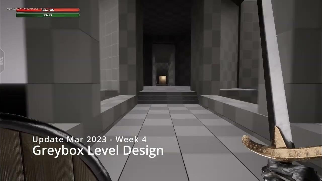 Citizen Pain | First Person Action Prototype in Unreal Engine 5 | Greybox Level Design | Week 4 ...