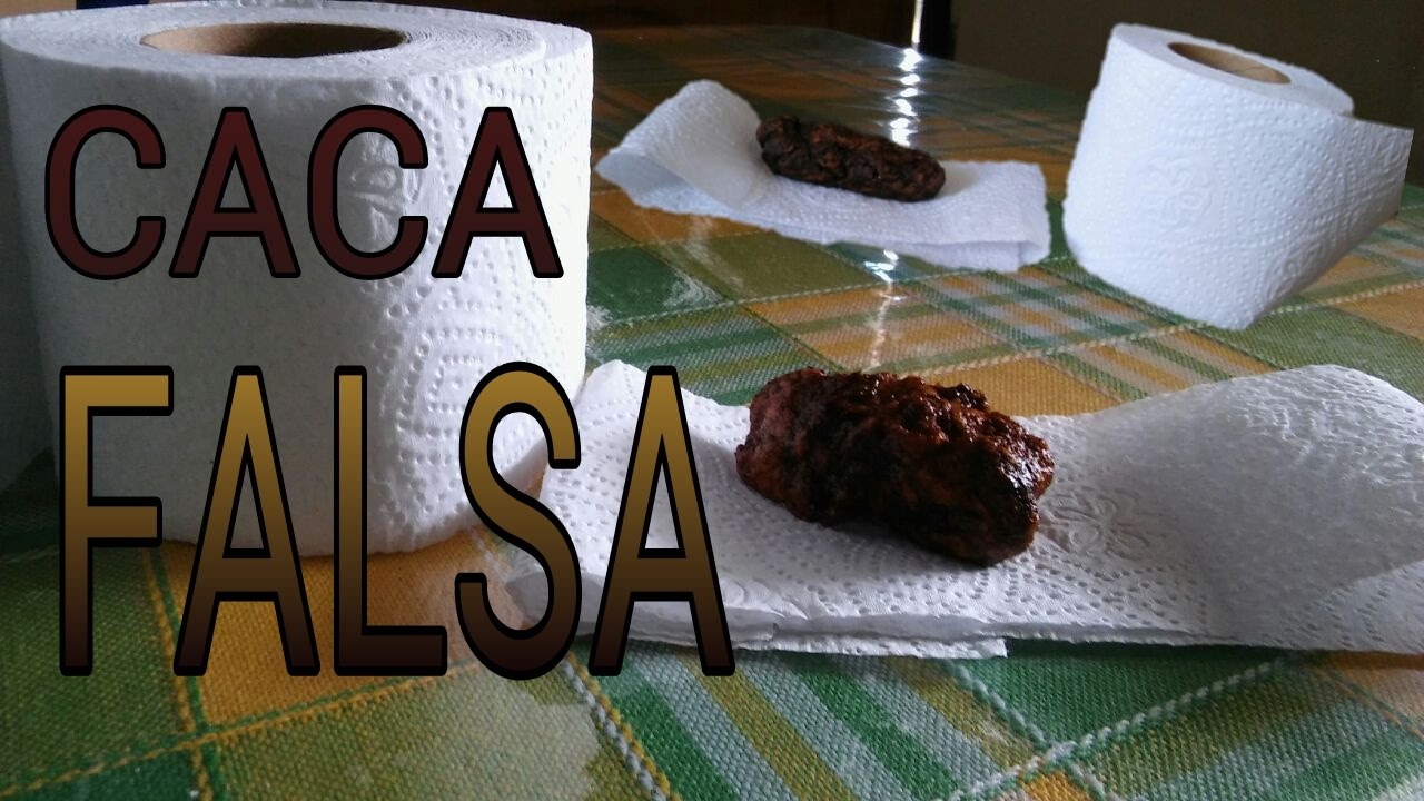 Tutorial como hacer CACA FALSA | El Pucho - YouTube