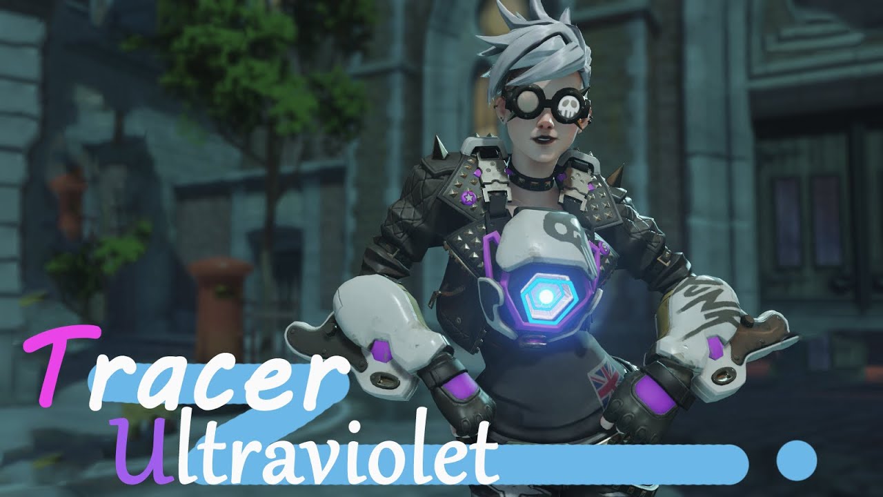 Overwatch Skin Review : tracer ultraviolet - YouTube