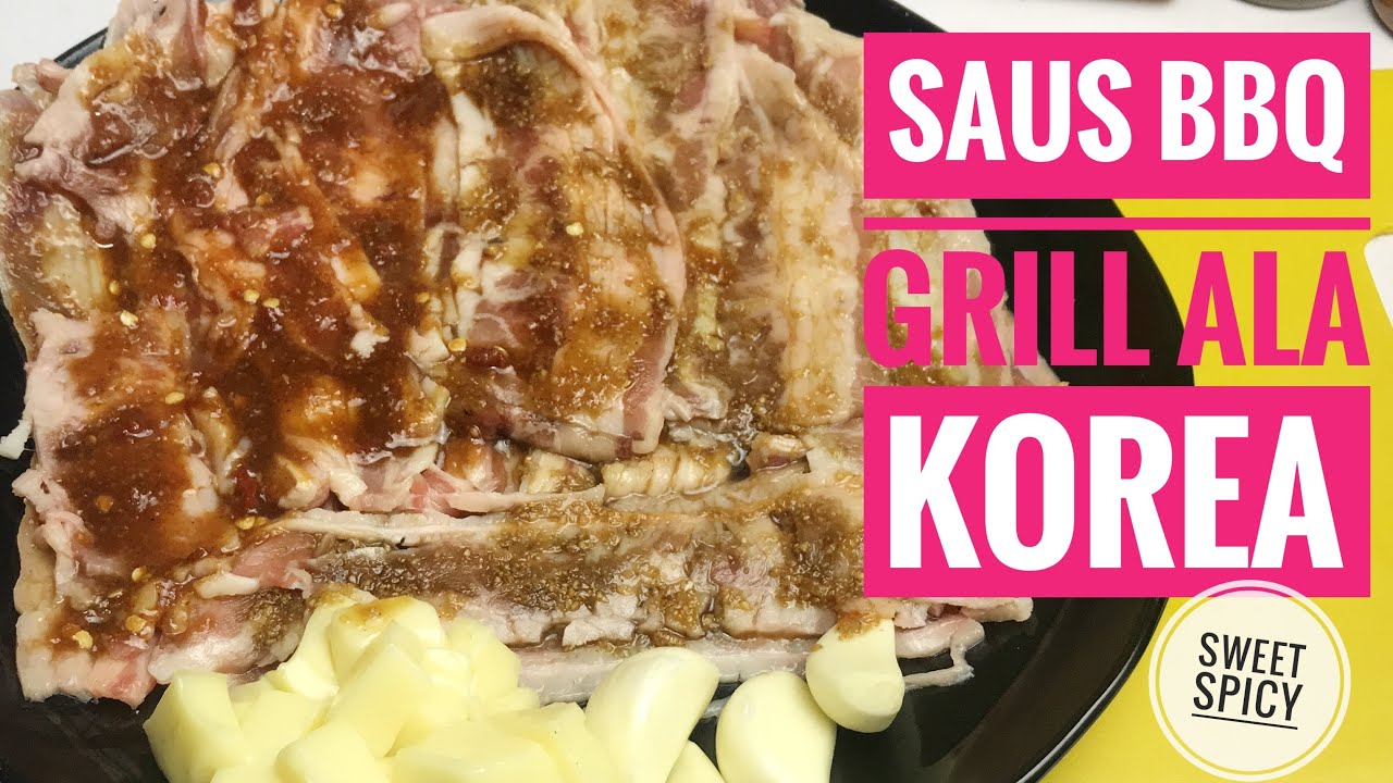 Resep Saus Kintan BBQ Grill ala Korea Manis dan Pedas - Cara membuat ...