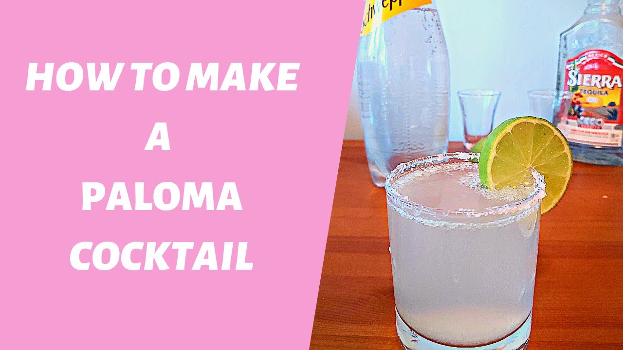 How To Make A Paloma Cocktail - YouTube