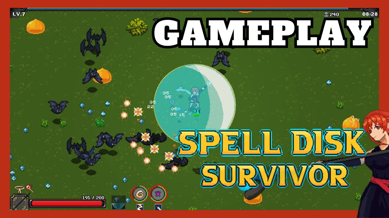 Spell Disk Survivor Gameplay Walkthrough / [No Commentary] - YouTube