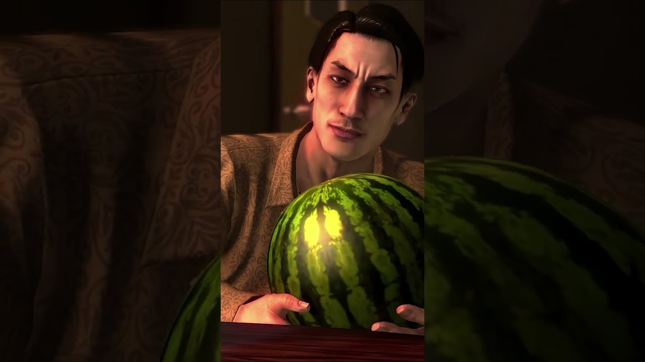 Majima Gives You A Watermelon - YouTube