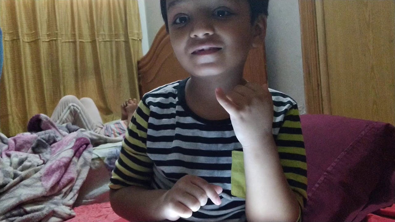 Rayyan watching cartoons - YouTube