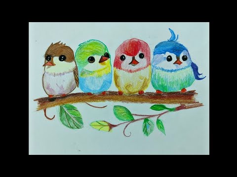 #drawing #how To drawing brids easy way for beginners #art - YouTube