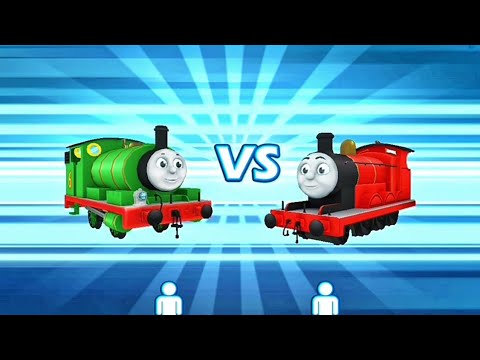Percy vs James -Thomas & Friends: Go Go Thomas - Fun Kids Train Racing ...