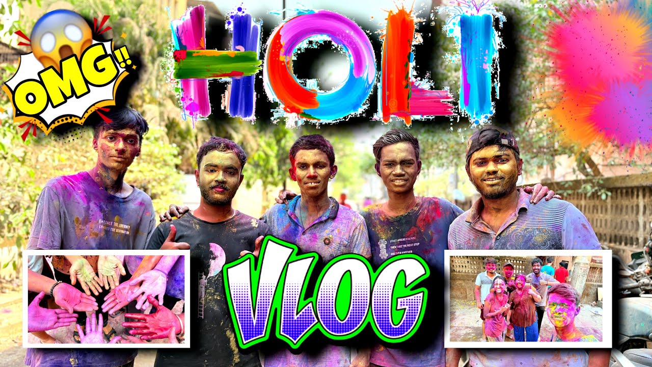 Khup nachlo holila😂holi vlog 2025 - YouTube