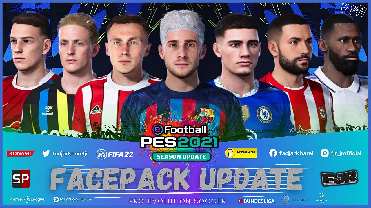 eFootballPES 2021 - UPDATE FACE V141 - SIDER VERSION & CPK VERSION | PC ...