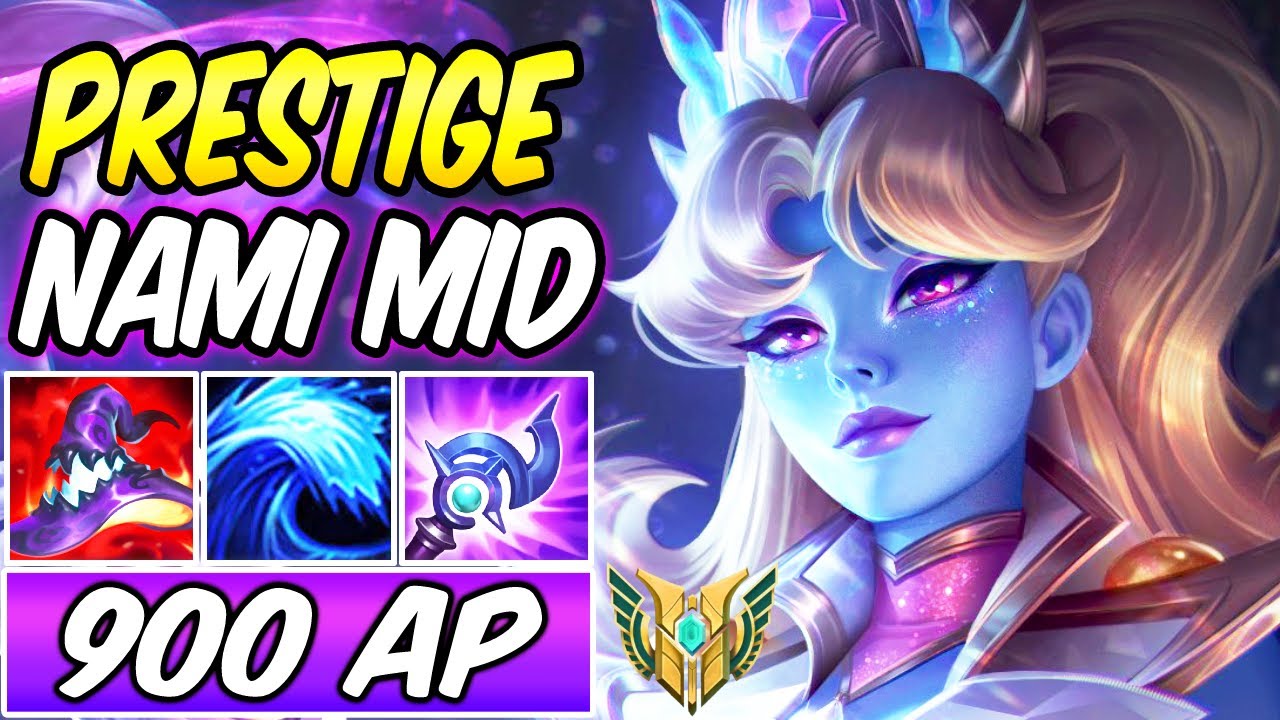 S+ PRESTIGE FULL AP NAMI MID ONE-SHOT 60K DMG | SPACE GROOVE | Build & Runes | League of Legends ...