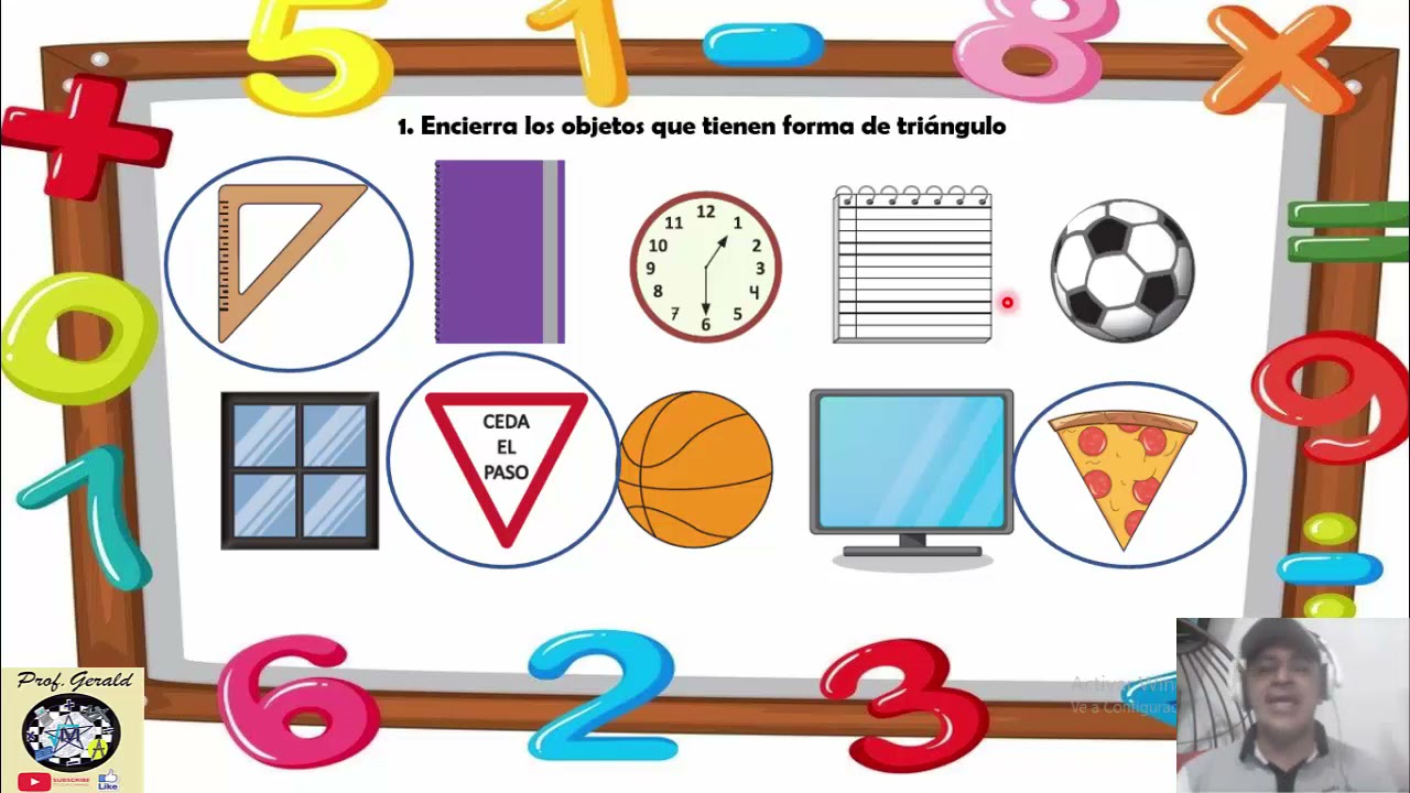 2.1 IDENTIFIQUEMOS LA FORMA DEL TRIANGULO 1º GRADO - YouTube