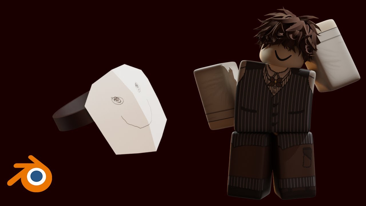 How to make your first Roblox UGC mask in Blender - YouTube