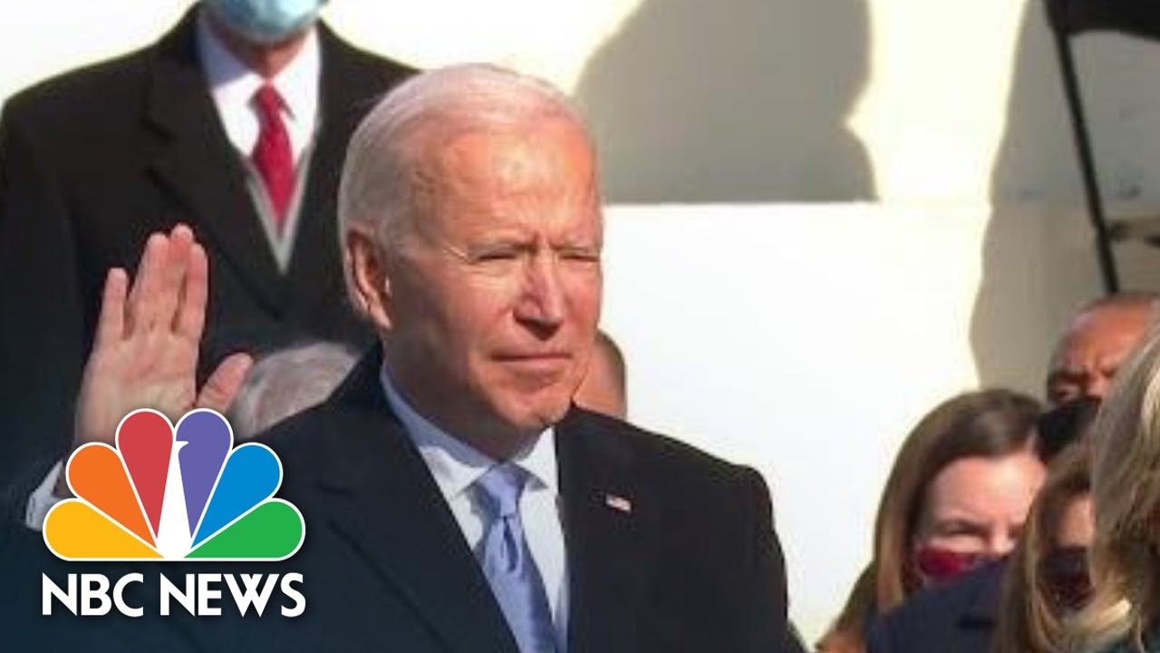 WATCH: Joe Biden Is Sworn In As President Of The United States | NBC ...