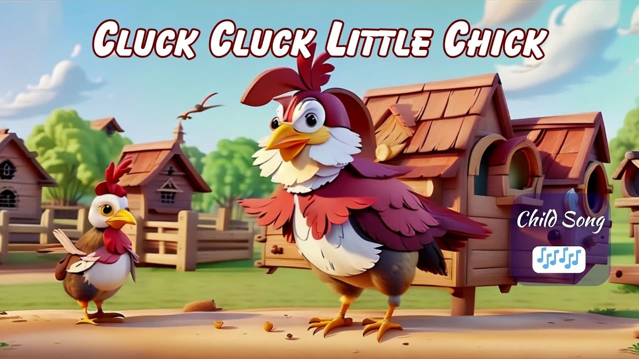 Cluck Cluck Little Chick | Song | Rhymes | Rhymes for Kids | Rhymes for ...