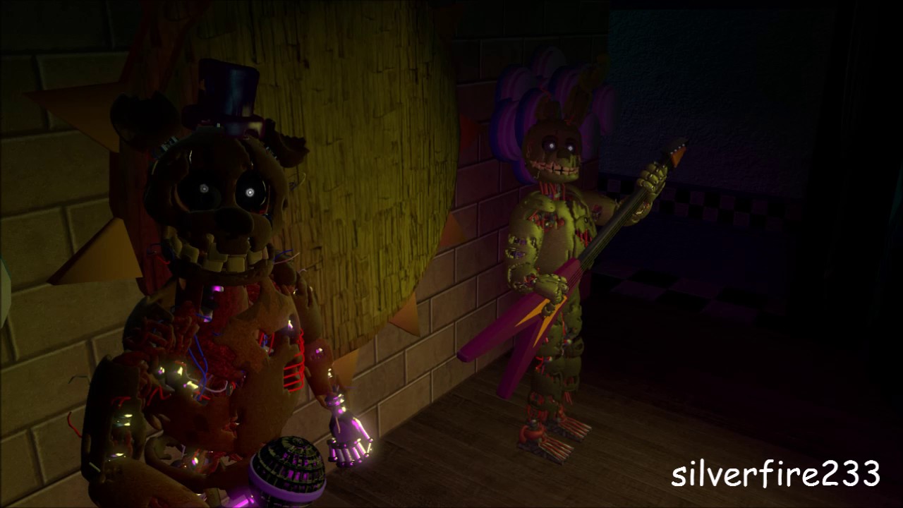 (FNaF/Sfm) Springlock animatronic's on stage - YouTube