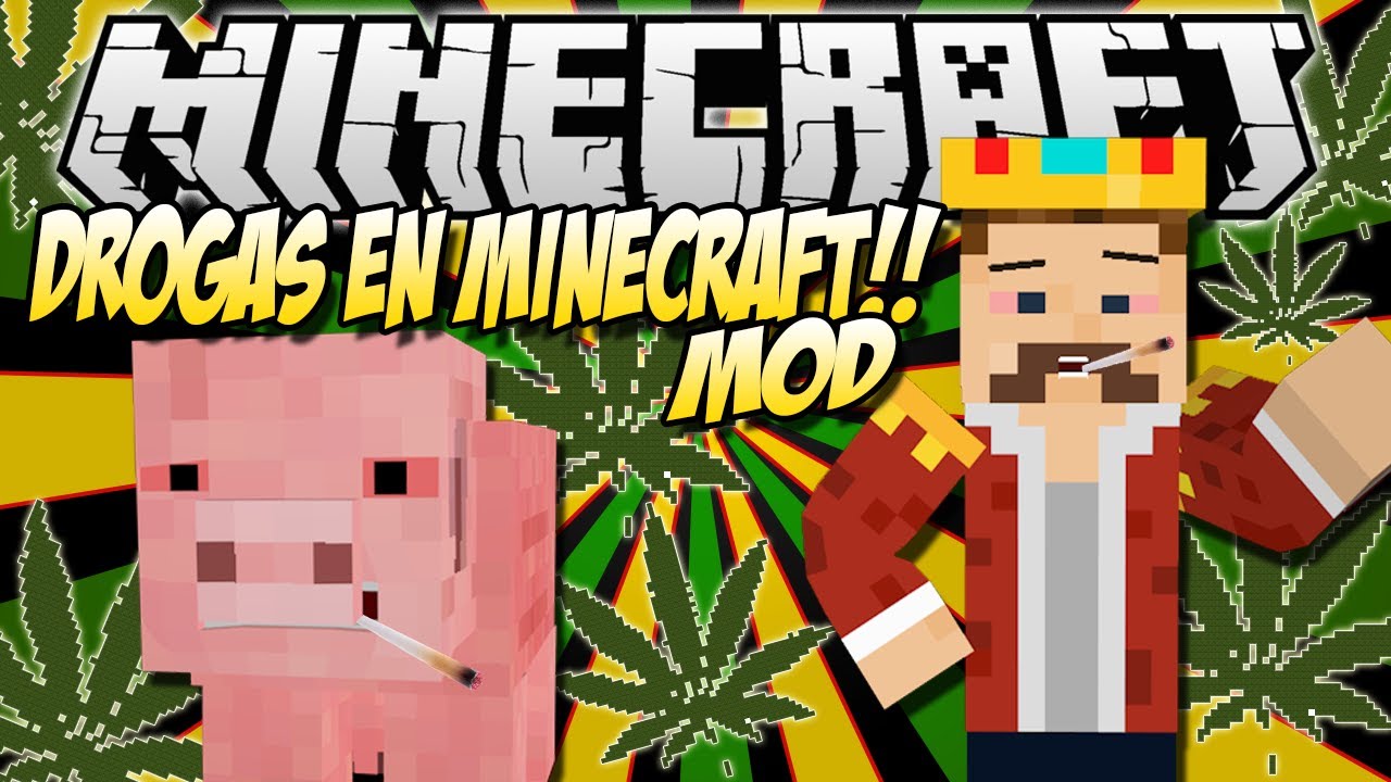 DROGAS EN MINECRAFT(marihuana,vino,tabaco y mas...) | Psychedelicraft ...