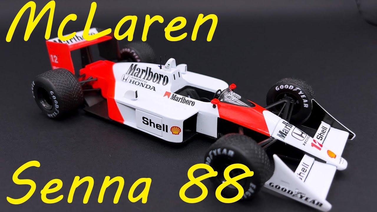 McLAREN MP4-4 - Ayrton Senna - 1988 with DECALS scale 1/24 - YouTube
