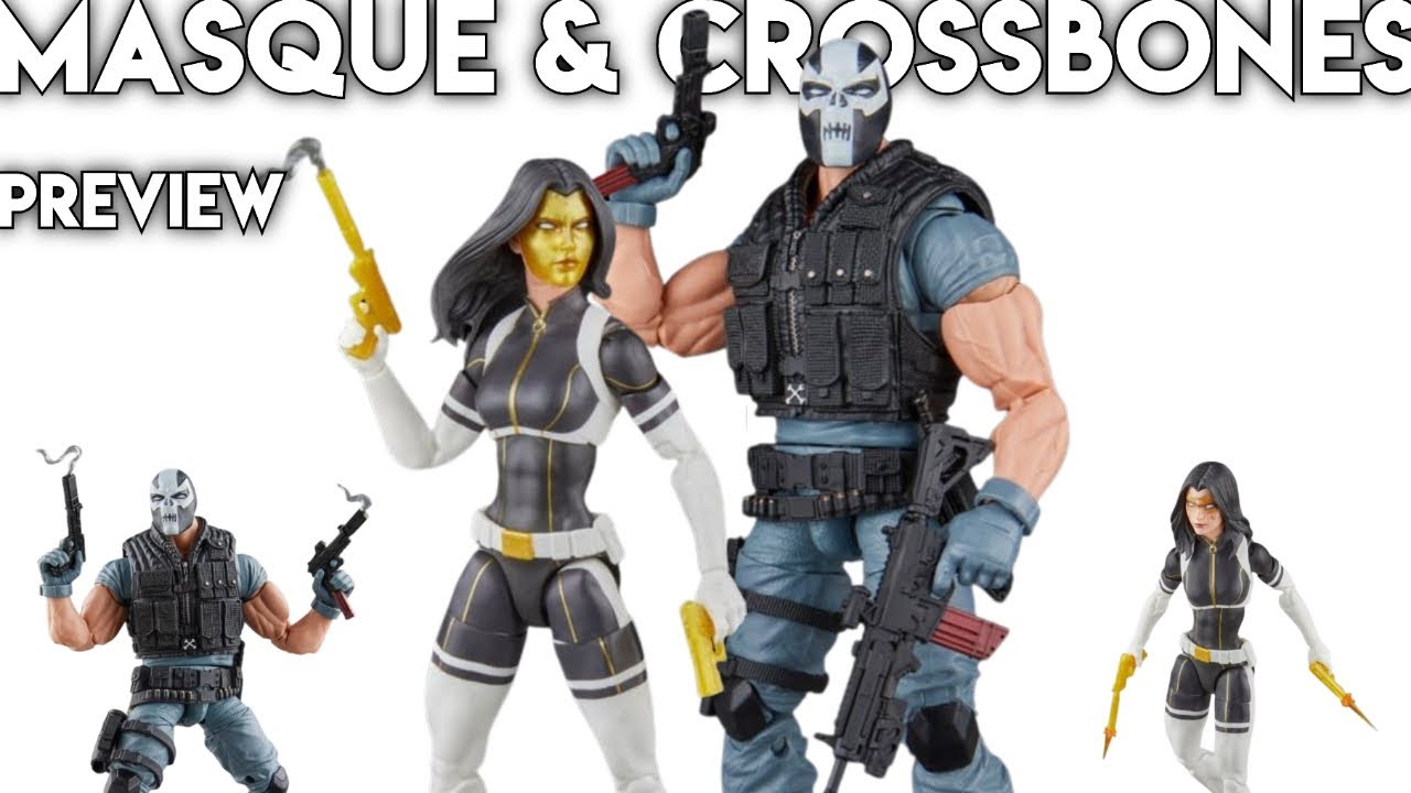 HASBRO PULSE Marvel Legends Super Villains MADAME MASQUE & CROSSBONES ...