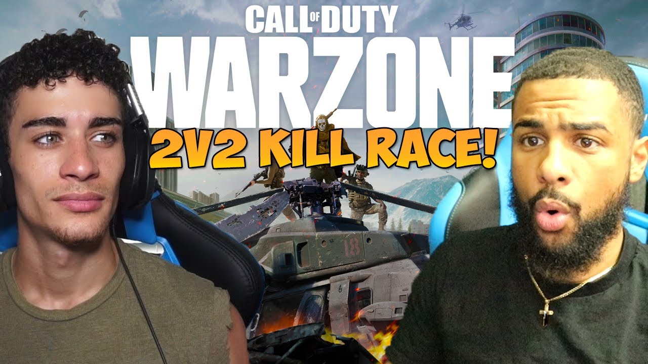 2v2 Kill Race w/ Yungstaz vs Speros & lolKyleV! 80+ Kill Game (Cold War Warzone) - YouTube
