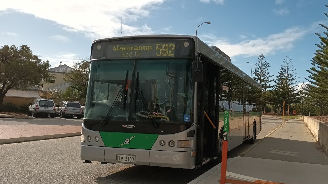 [Mandurah 1st Trip] Transperth Bus Route No. 592 (TP2137) Mandurah ...