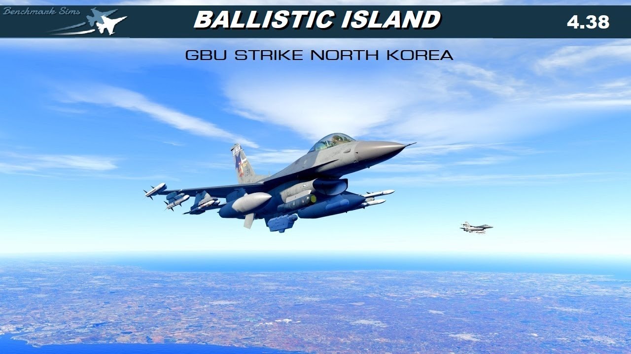Falcon BMS 4.38 Ballistic Island GBU Strike 4K UHD - YouTube