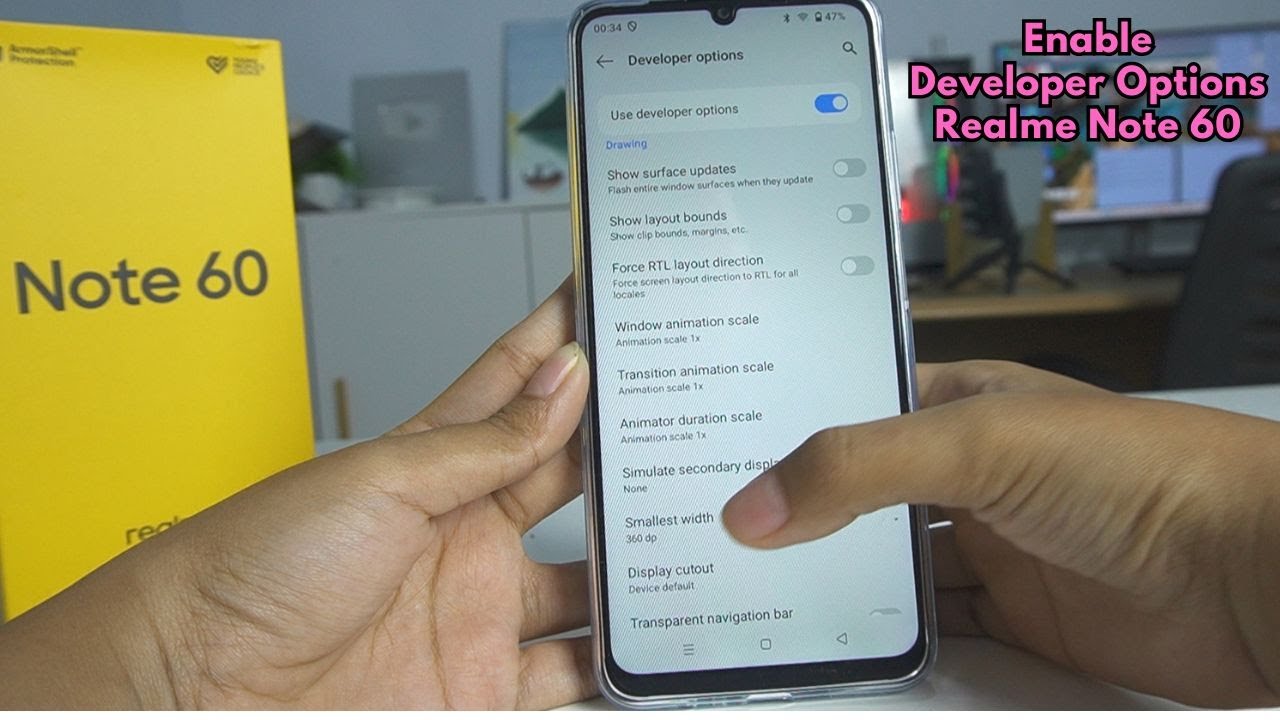 How To Enable Developer Options On Realme Note 60 - YouTube