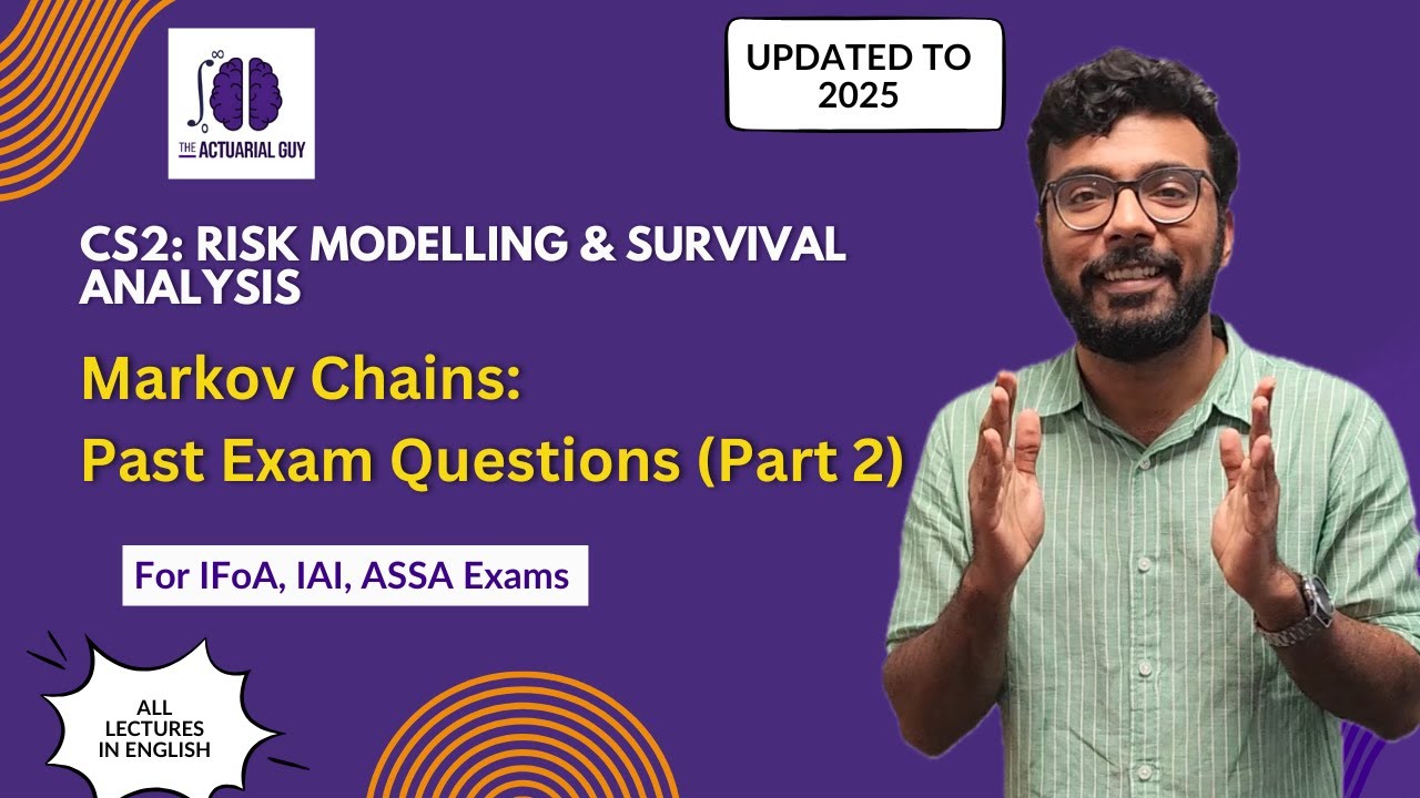 CS2: Chapter 2: Markov Chains: Past Exam Questions (Part 2) - YouTube