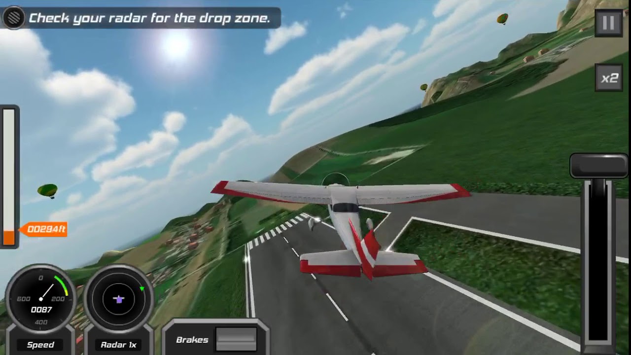 Flight Simulator :Cargo Delivery Mission Gameplay - YouTube