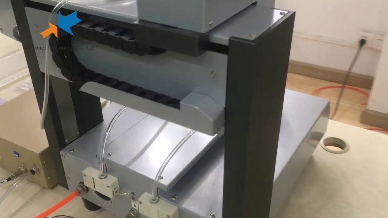 How to use automatic fiber optic patch cord epoxy injection machine ...