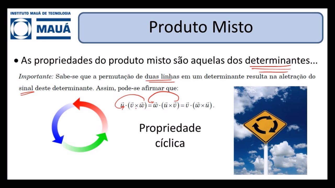 EFB106 - Vetores e Geometria Analítica [Produto Misto - Teoria] - YouTube