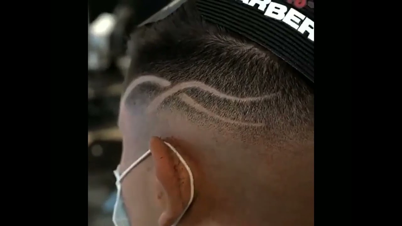 DISEÑO DE LÍNEAS FACIL/ COMO HACER LINEAS EN EL PELO/ TUTORIAL BARBERIA ...
