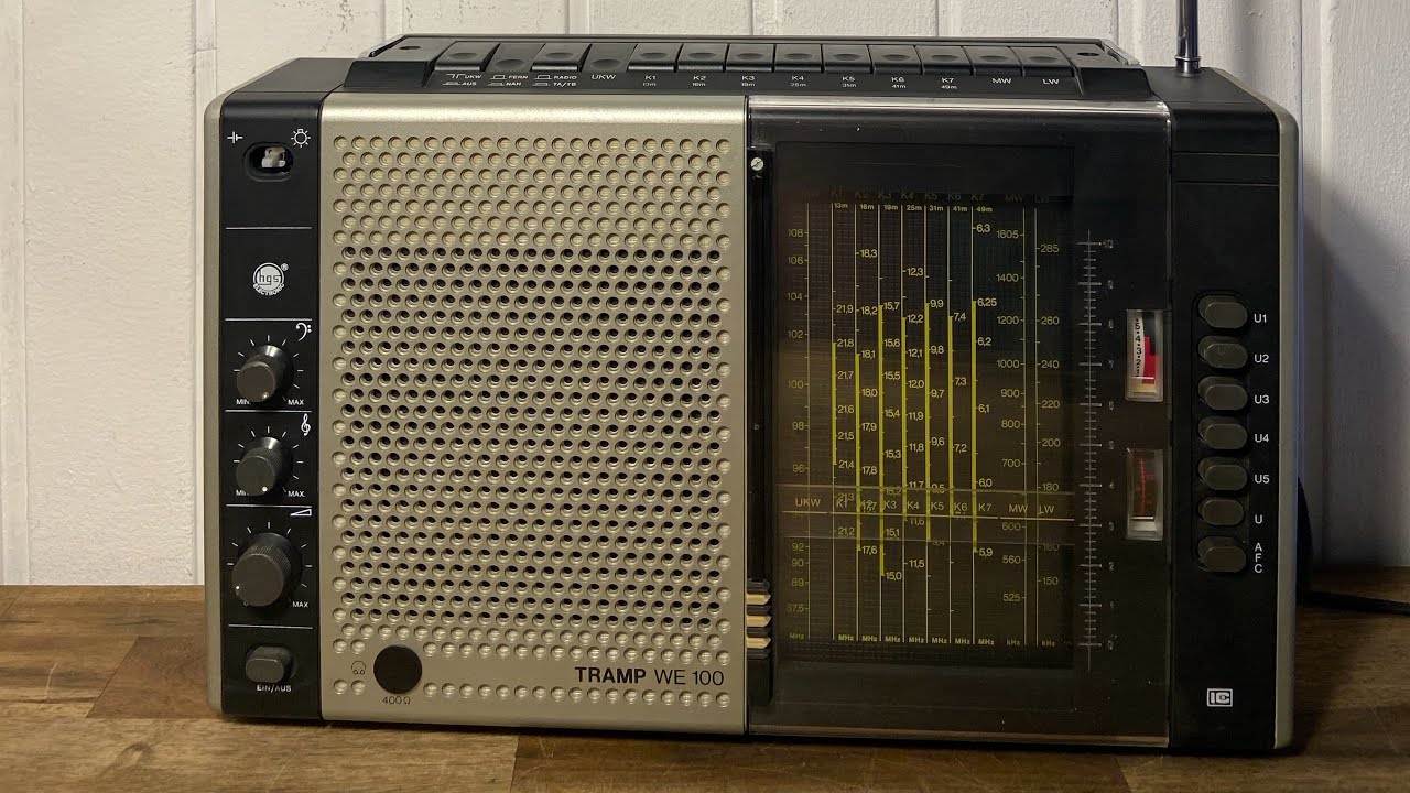 Radio multibanda TRAMP WE 100 - YouTube