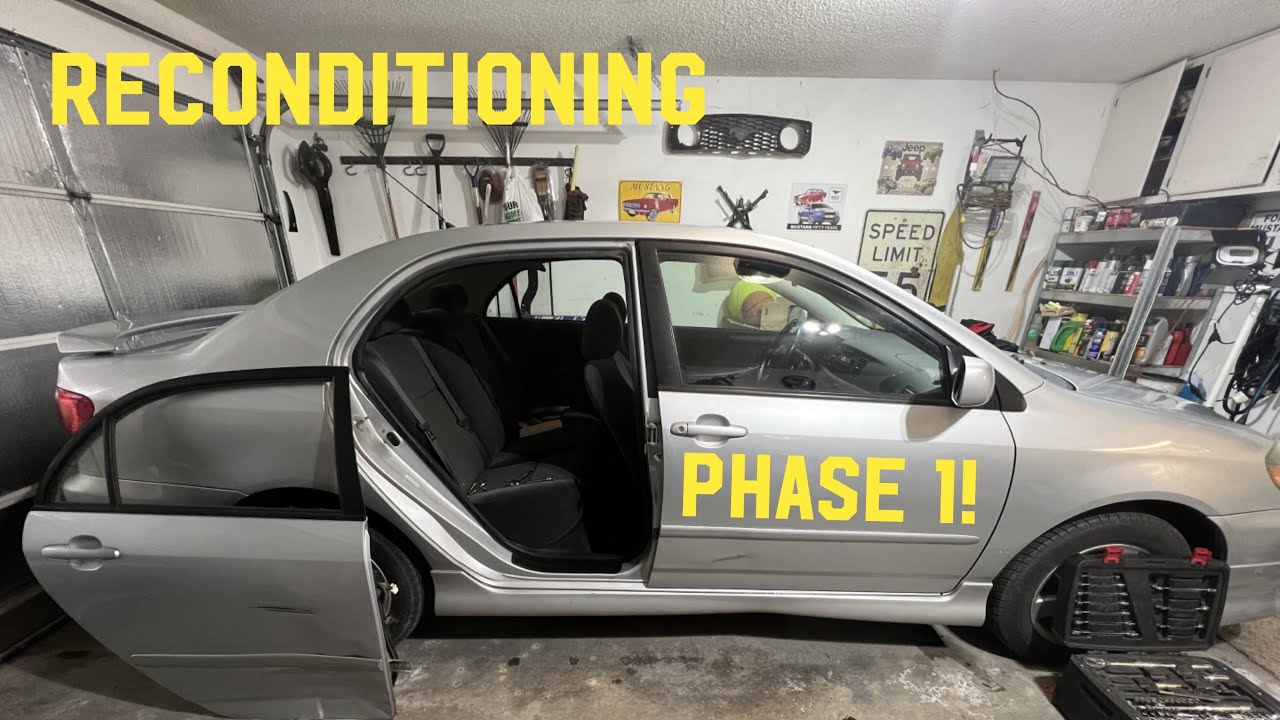 Replacing Smashed Door And Reconditioning Begins On My 2007 Toyota ...