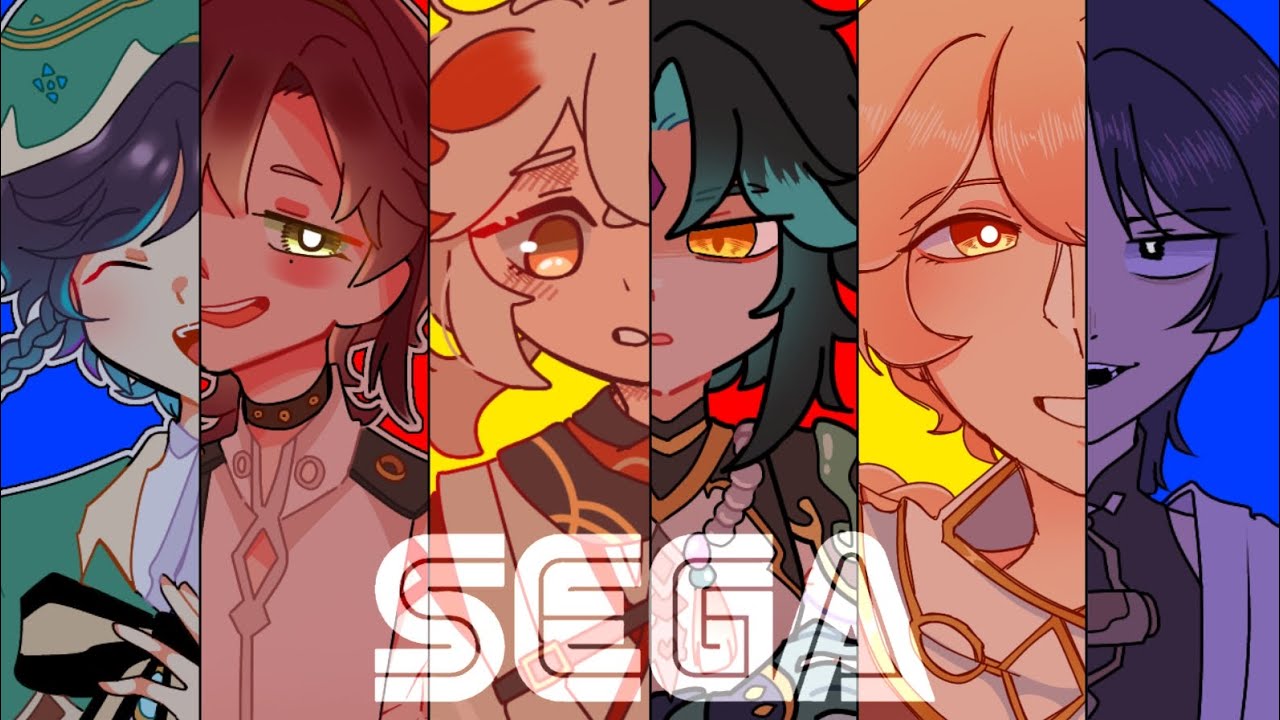 SEGAAA meme // anemo boys Genshin - YouTube