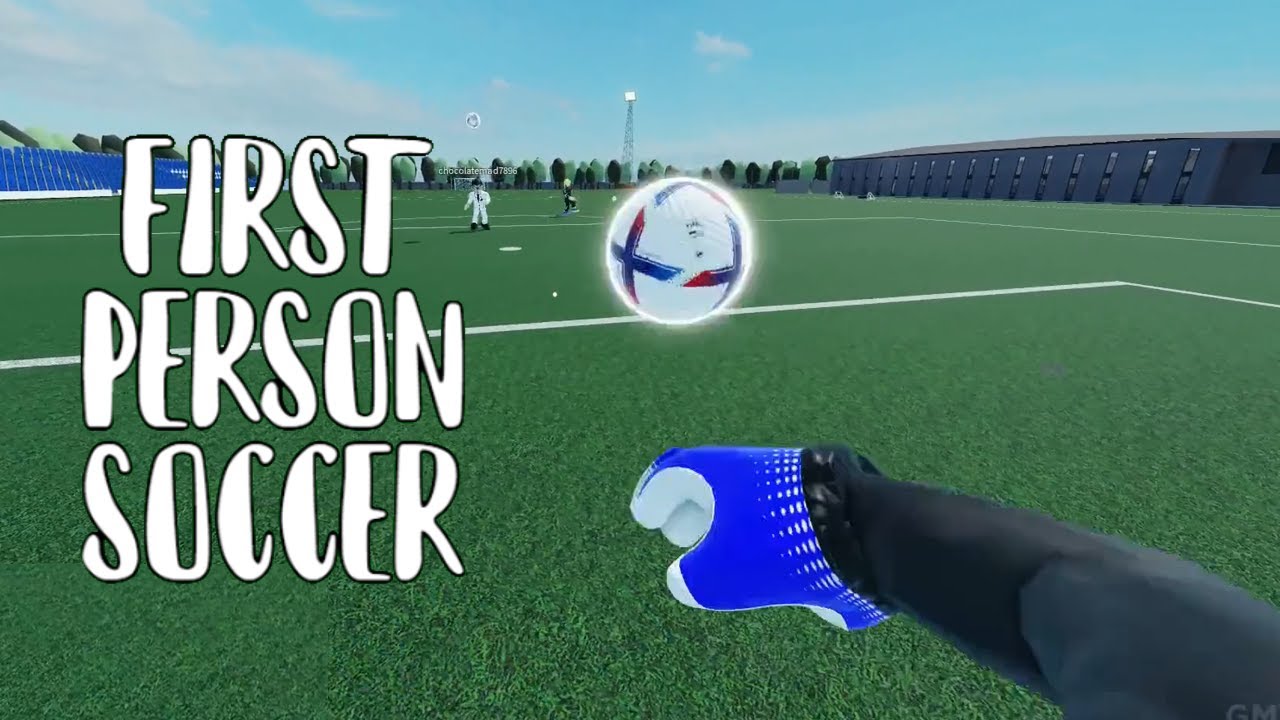 FIRST PERSON SOCCER GAME IN ROBLOX? Virtual Football - YouTube