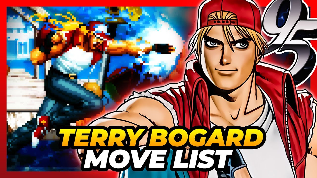 TERRY BOGARD MOVE LIST - The King of Fighters '95 (KOF95) - YouTube