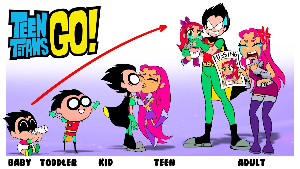 Teen Titans Go Growing Up EVOLUTION | Cartoon Wow - YouTube