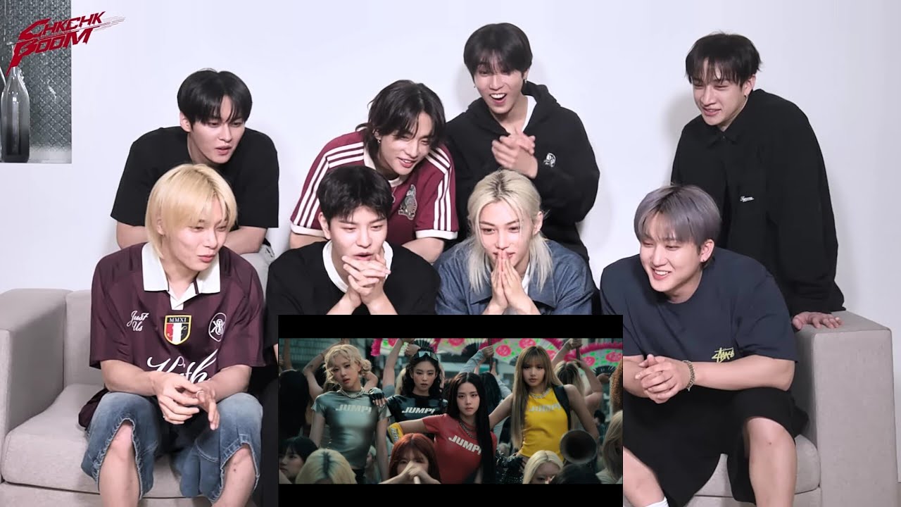 Stray Kids reaction to BLACKPINK 'JUMP' MV [Fanmade] - YouTube