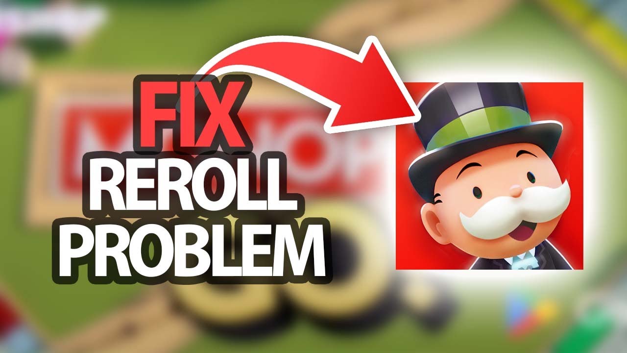 How To Fix MONOPOLY GO Game App Reroll Problem | Step By Step - YouTube