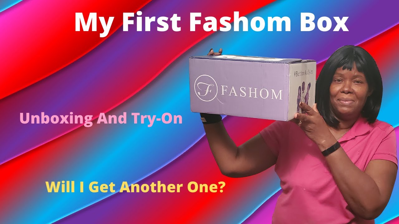 My First Fashom Box & Try-On | Clothing Subscription Box | #fashom # ...