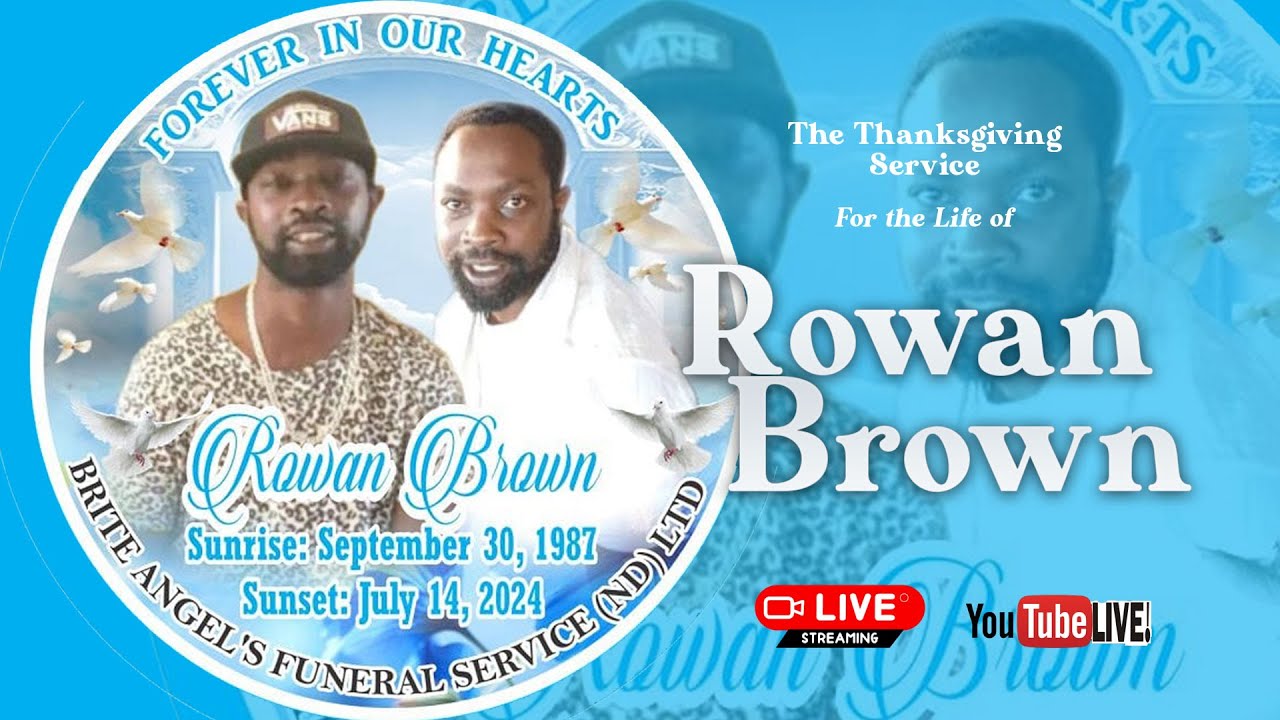 Thanksgiving Service for the life of Rowan Brown. Bull Savannah, St ...