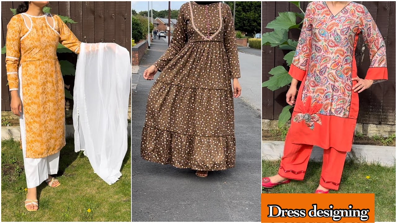 How to design your dresses elegance and stunning | Dress designing ...