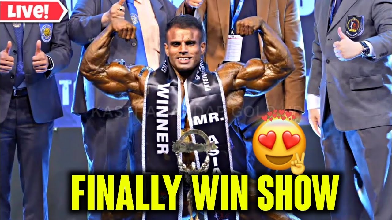 Mr Asia Championship Overall Winners 🏆| Saravanan Mani Win Overall ...