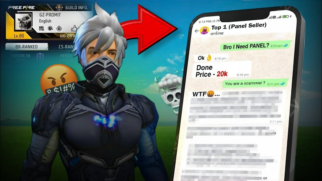 First Time I Tried Panel⚙️ || Reason Top 1 Player Give Me ( HACK FILE ...